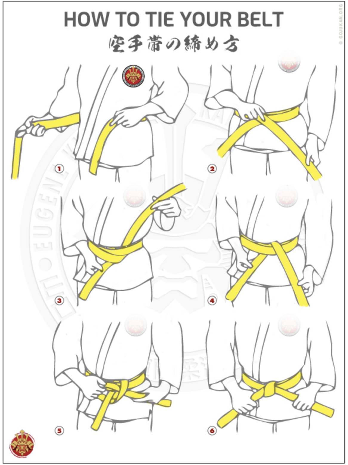 How to Tie Your Karate Belt - Brian Mackie's KarateLife
